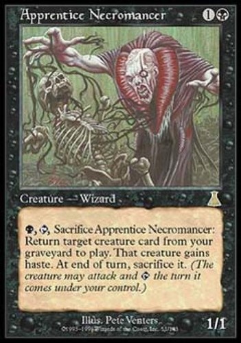 Apprentice Necromancer -Foil Light Play MTG Urza's Destiny | eBay