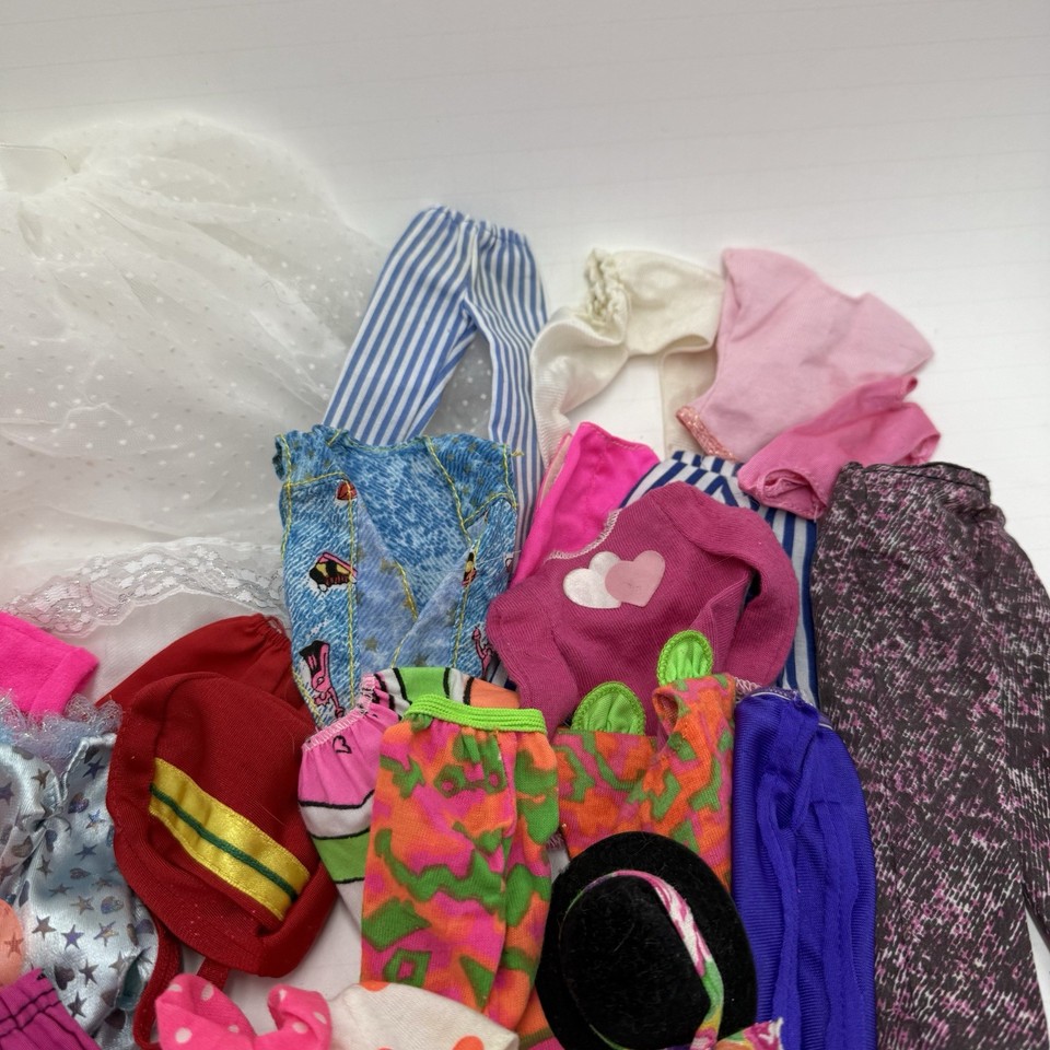 Vintage Barbie 1980's-1990's Clothing Lot Doll Clothes Mixed Lot Mattel ...