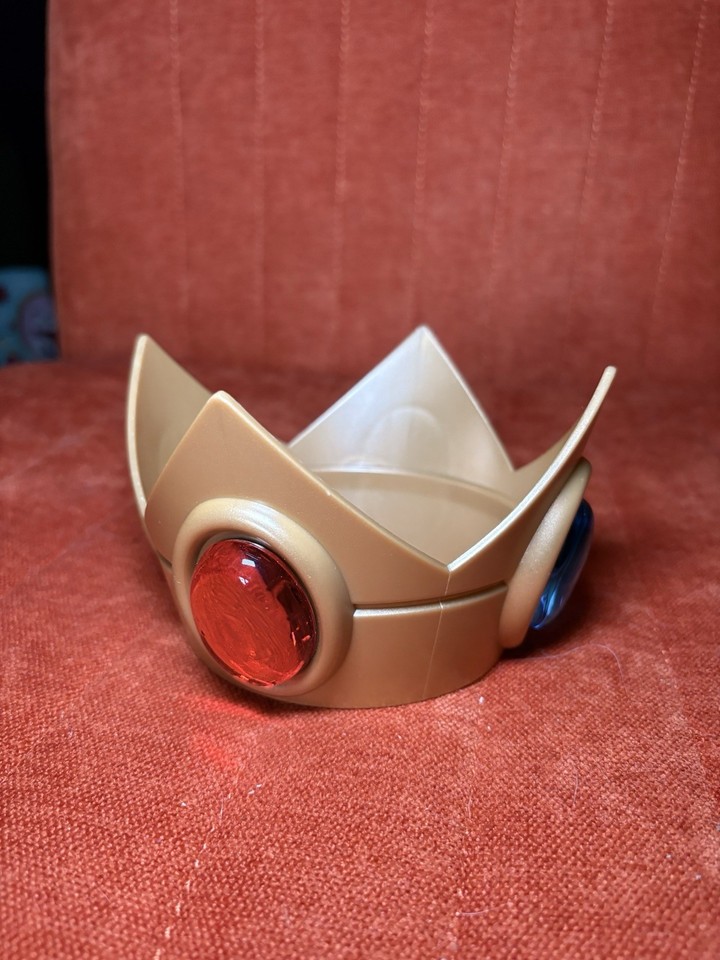 2014 Nintendo Princess Peach Crown Gold with Red and Blue Gems Costume ...