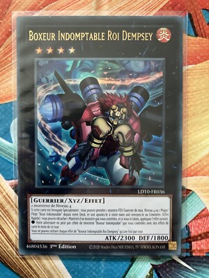 Yu-Gi-Oh Boxeur Indomptable roi dempsey LD10 FR036 | eBay