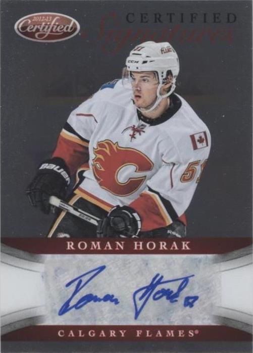 2012-13 Panini Certified - Certified Signatures Roman Horak #CS-RH (AU ...