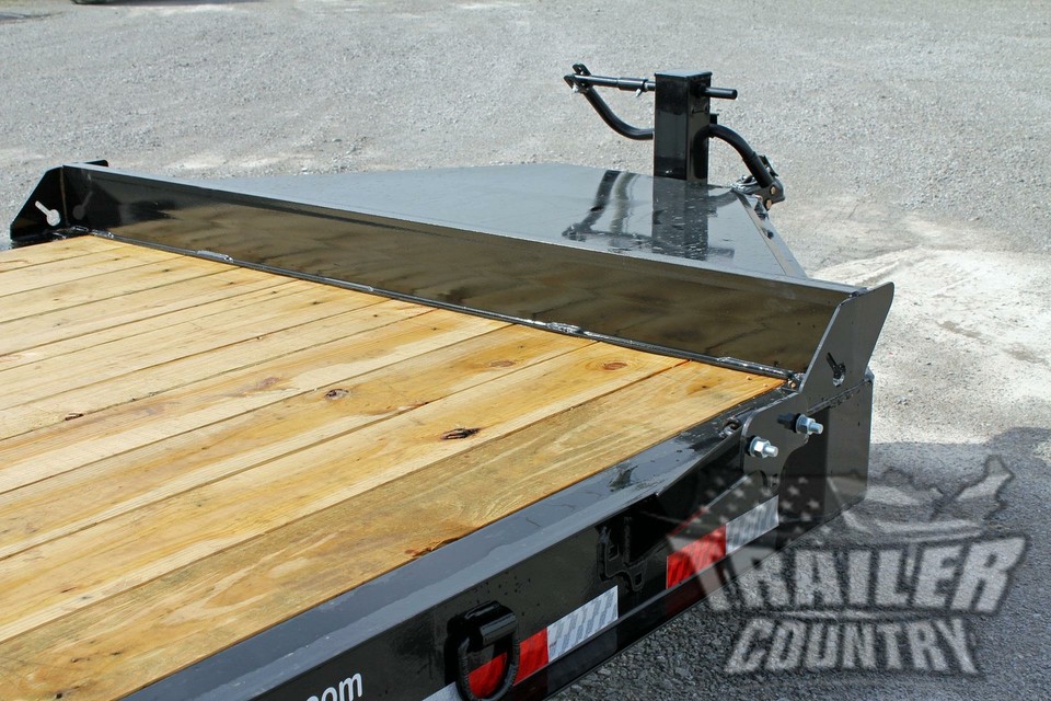NEW 2026 7 X 20 (17+3) 14k Heavy Equipment Trailer Spring Assist Ramps ...