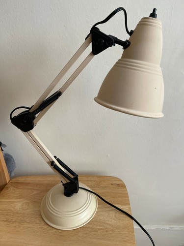 Vintage Retro BHS Anglepoise Beige, Desk Lamp, Classic design piece ...