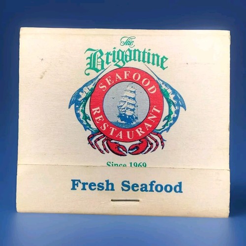 The Brigantine Seafood Restaurant Vintage Matches Matchbook | eBay