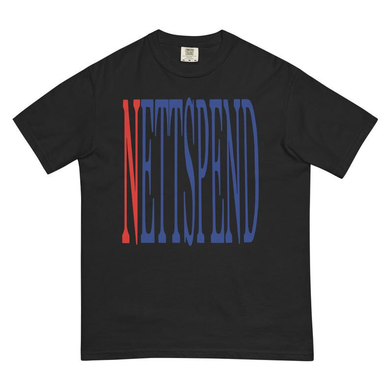 NETTSPEND TOUR Merch Unisex garment-dyed heavyweight t-shirt | eBay