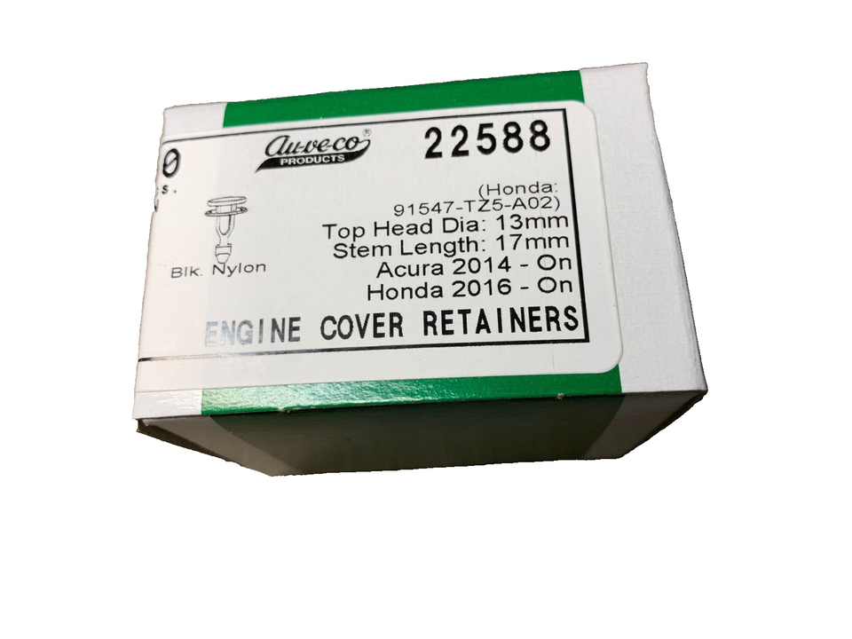 50 Auveco 22588 Engine Cover Retainers 91547-TZ5-A02 | eBay
