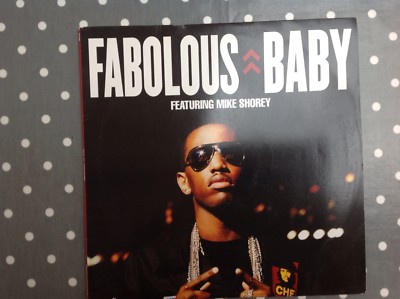 Fabolous Featuring Mike Shorey ‎Baby 12" Vinyl Promo Single Atlantic ...