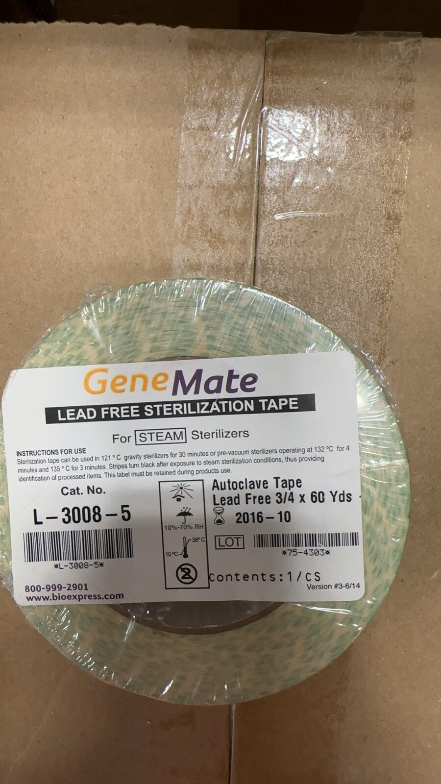 Genemate L-3008-5 Lead free Autoclave Indicator Tape 60 Yd | eBay