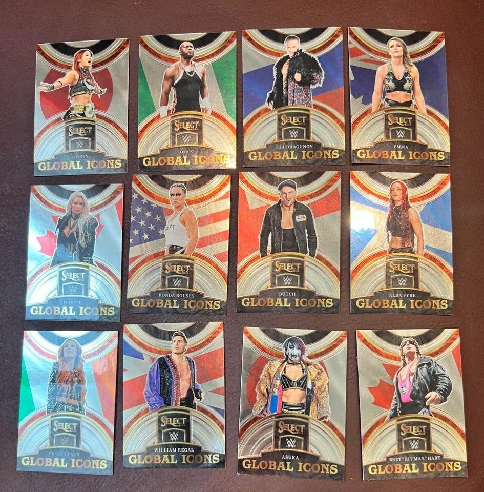 2023 Panini Select WWE - GLOBAL ICONS Insert Set Builder! - You Pick ...