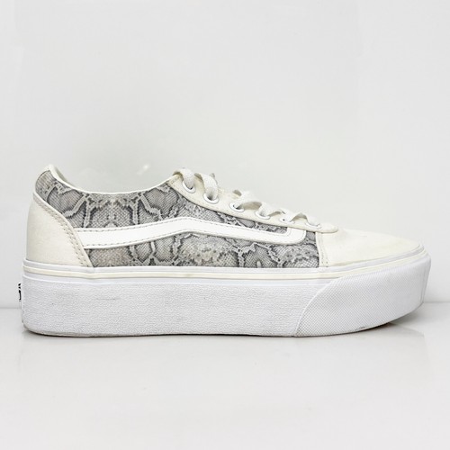 Vans Womens Ward Lo Platform 721356 White Casual Shoes Sneakers Size 7. ...