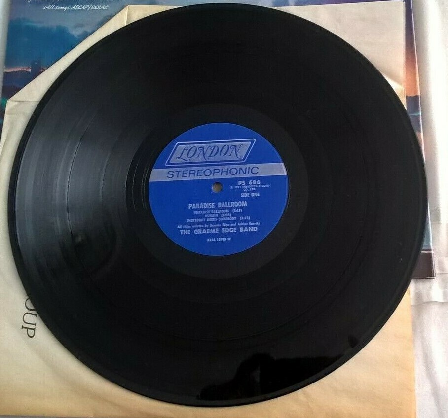 THE GRAEME EDGE BAND, PARADISE BALLROOM, 1977 US LONDON, ROCK, PROG, G ...