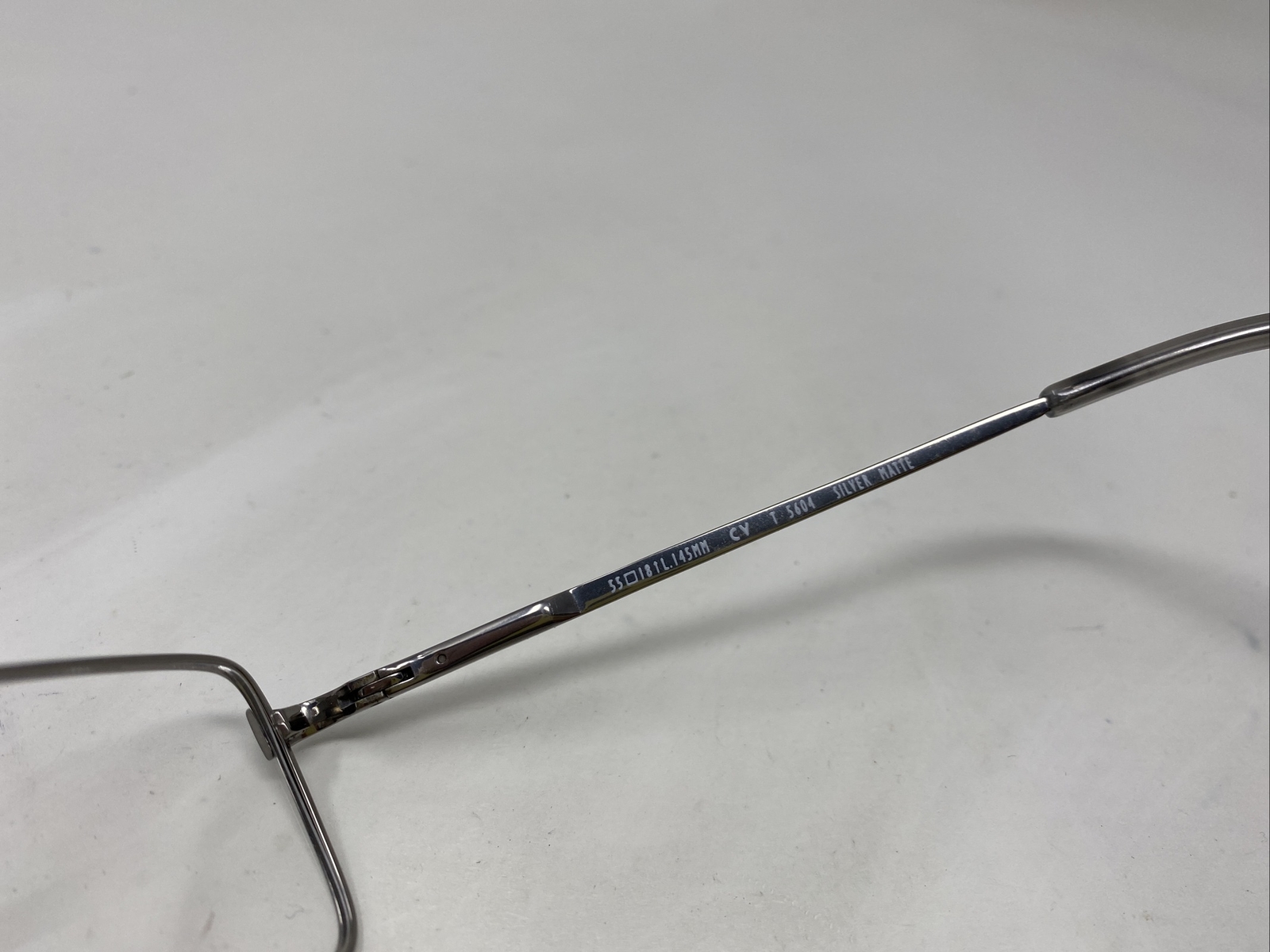 Clearvision CVO Tech T5604 Silver Matte 55-18-145 Full Rim Eyeglasses ...