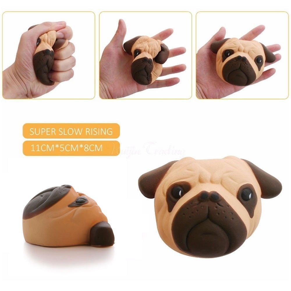 11cm Kawaii Squishys Dog Bread Slow Rising Pendant Cream Scented Toy ...