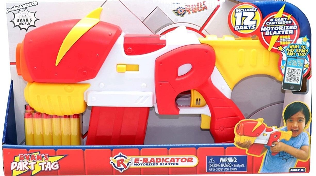 NERF GUN - Ryan's World Dart Tag E-Radicator 840150204831| eBay