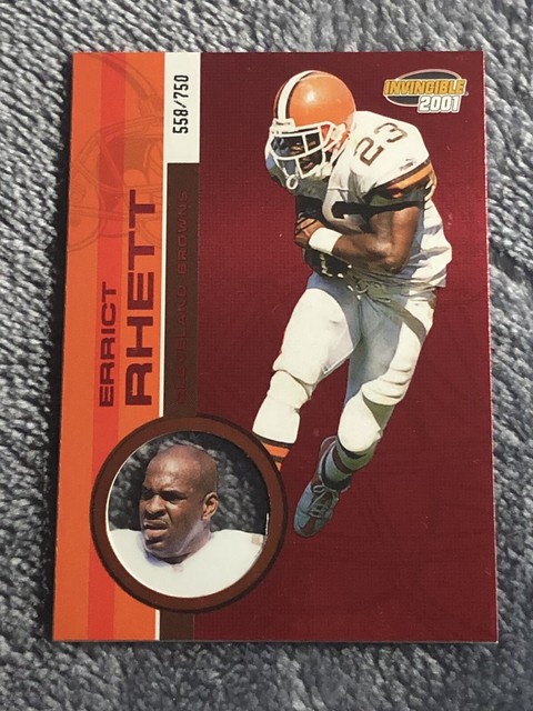 2001 Pacific Invincible - Red #61 Errict Rhett /750 for sale online | eBay