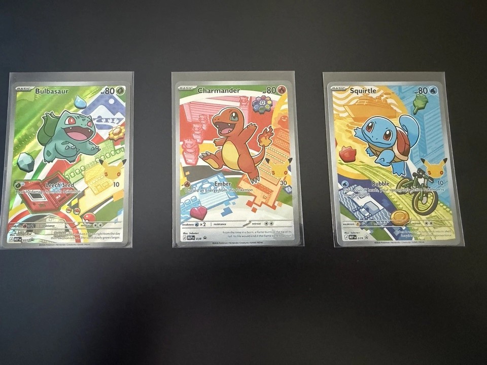 First partner Series 1 Illustration Collection Charmander Bulbasaur ...