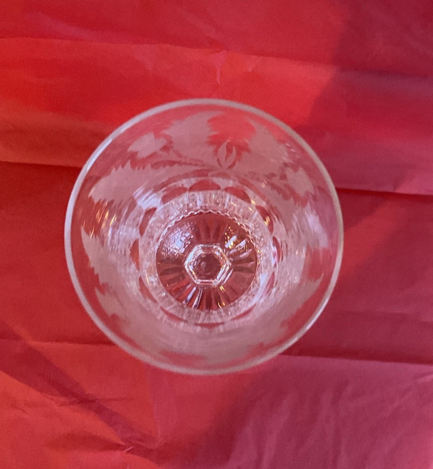 Edinburgh Crystal Thistle Pattern Champagne Flute | eBay