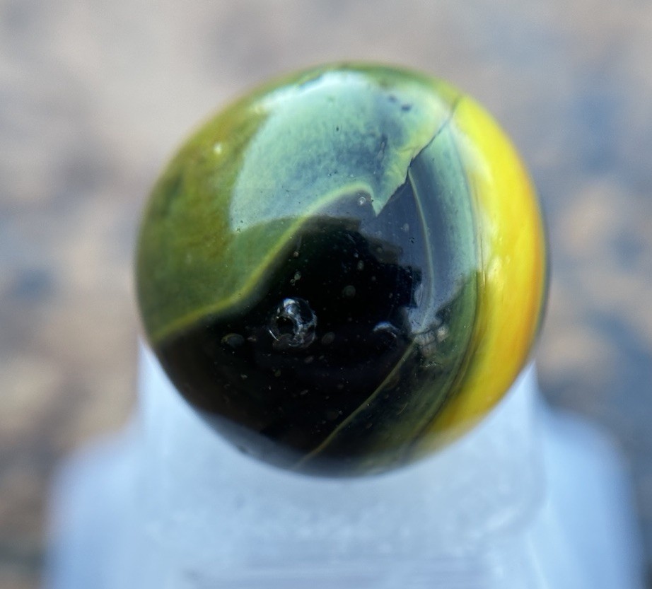 Vintage Peltier Rainbo Marble Bumble Bee Colors 64” RAR Collectible ...