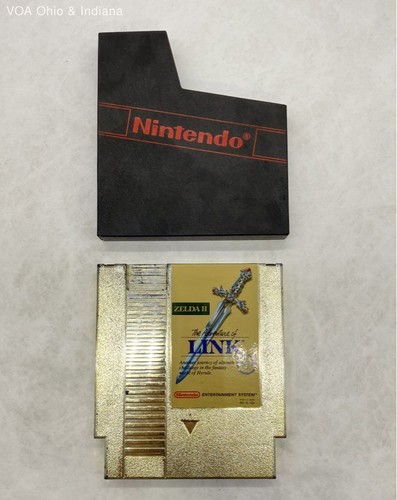Nintendo Game w Plastic Sleeve Untested - Zelda II: The Adventure of ...