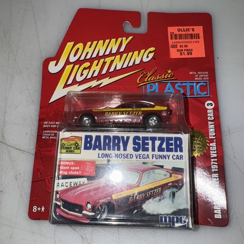 Johnny Lightning Classic Plastic Barry Setzer 1971 Chevy Vega Funny Car ...