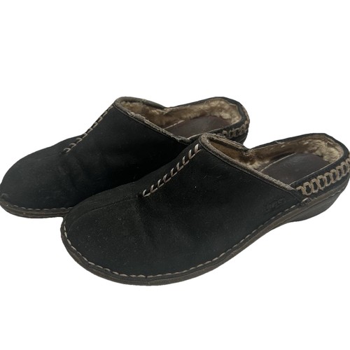 Ugg Australia Kohala Mule Black Suede Clog 5177 Size 8 Pre Loved | eBay