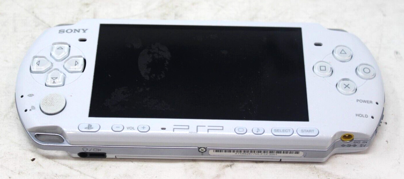 Sony Playstation Portable PSP PSP-3001 Handheld Game System White