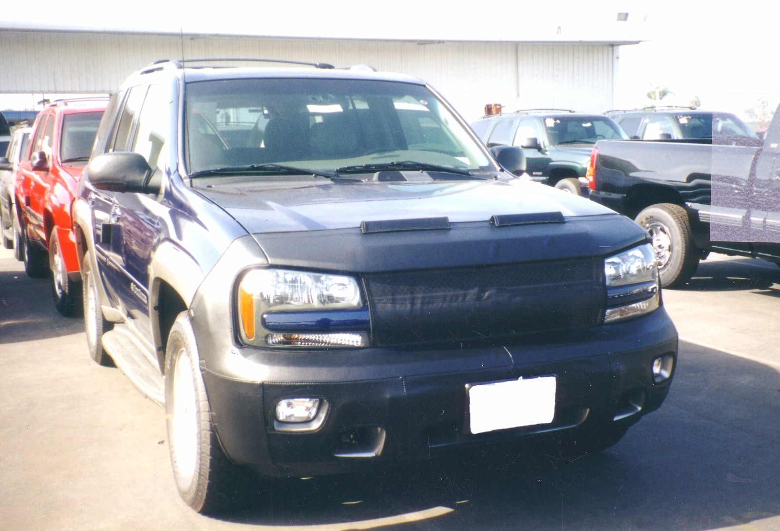 2002-2007 Chevy Trailblazer Front End Mask Bra 2pc. Fits Chevy ...