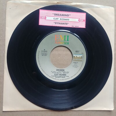 CLIFF RICHARD Dynamite/Dreaming 45 7" POP ROCK Record Vinyl Records ...