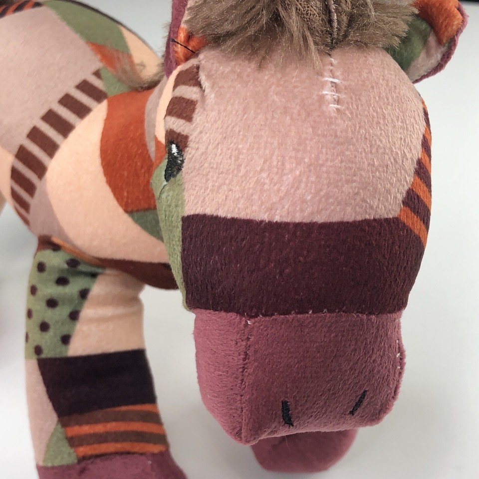 National Entertainment Network Plush Horse Stuffed Animal Multi Pattern ...