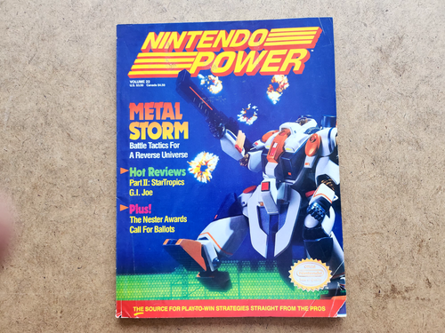 Nintendo Power Volume 22 March 1991 Metal Storm Vintage Collectible (CK ...