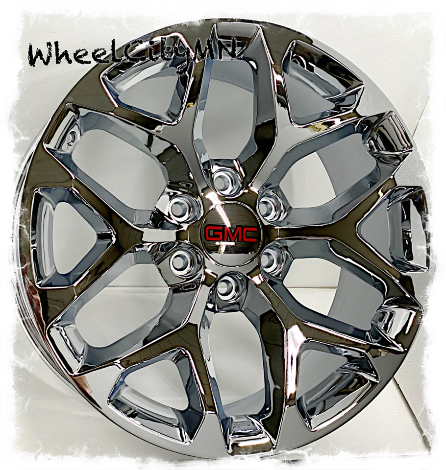20 inch chrome Snowflake 2020 GMC Yukon Denali OE replica 5668 wheels ...