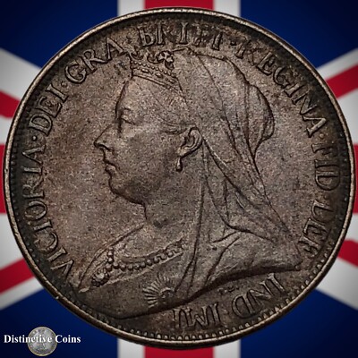 Great Britain 1901 Farthing 1/4d GB4498 | eBay
