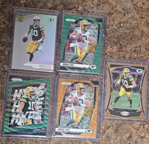 🔥🔥 Jordan Love Panini 5 Card Lot Including Laser, Certified / 275 ...