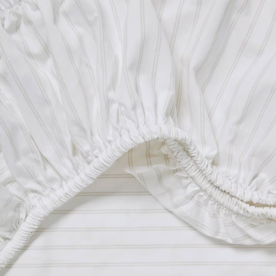 Full 400 Thread Count Performance Sheet Set Gray Stripe - Threshold | eBay