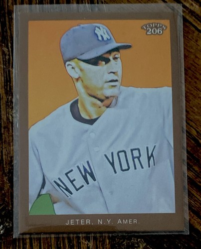 2009 TOPPS T206 BRONZE DEREK JETER INSERT CARD NEW YORK YANKEES | eBay