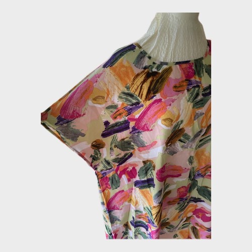 3XL Plus Size 18 Bust: 46.9-49.3" - Color Splash Dress – Short Muumuu ...