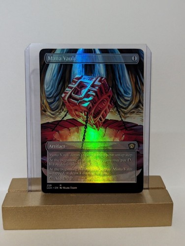 Mana Vault Custom Foil Full Art Sticker on bulk MTG Commander | eBay