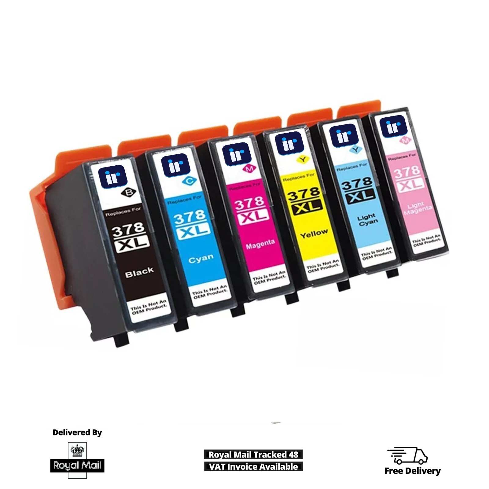 Non-OEM 378XL Ink Cartridges Fits for Epson Expression XP-8505 XP-8700 ...