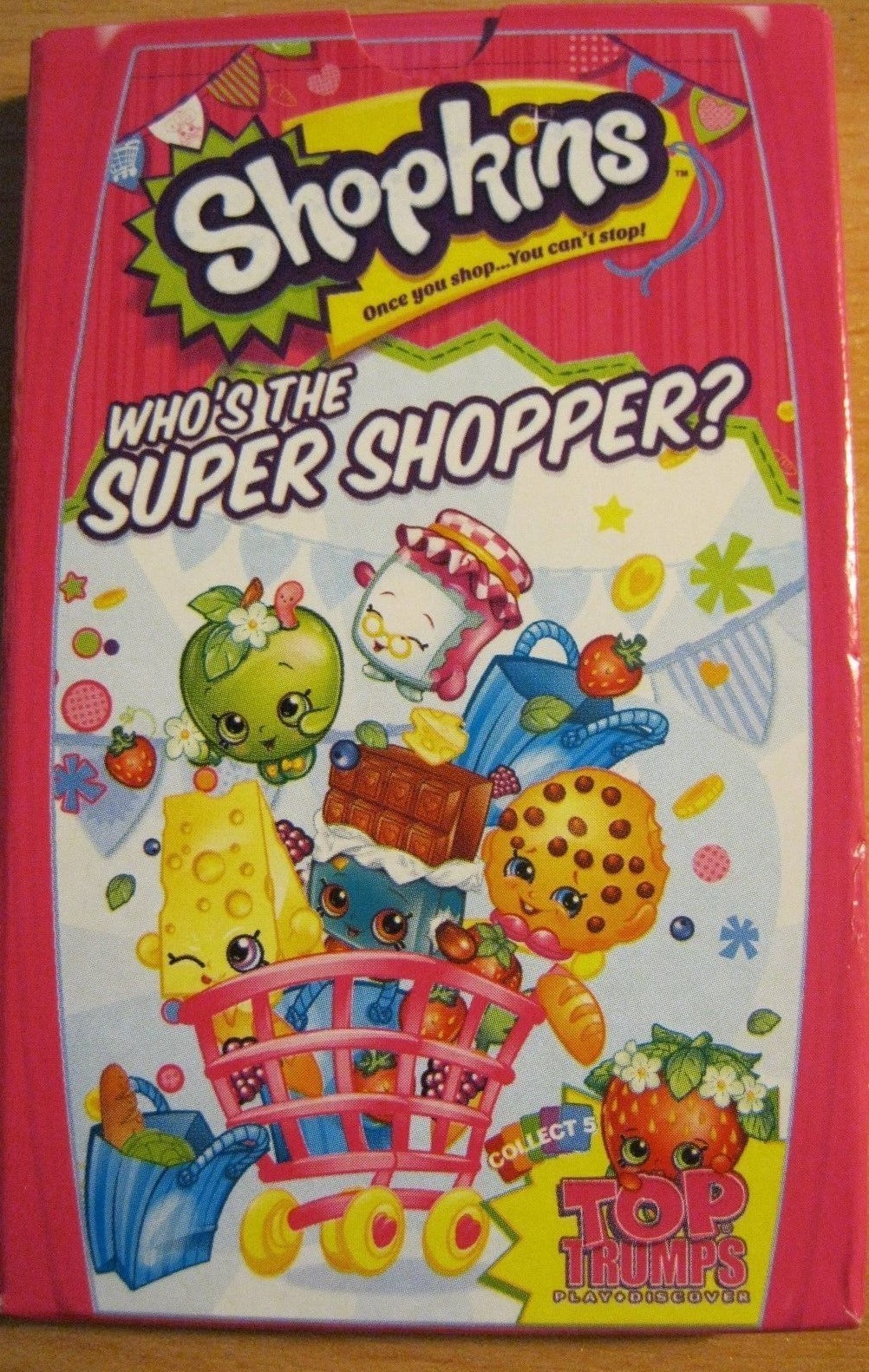 Shopkins Mini Top TRUMPS Card Game Family Children for sale online ...