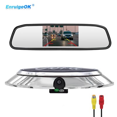 Chrome Emblem Logo Backup Camera for Ford F150 F250 F350 F450 F550 ...