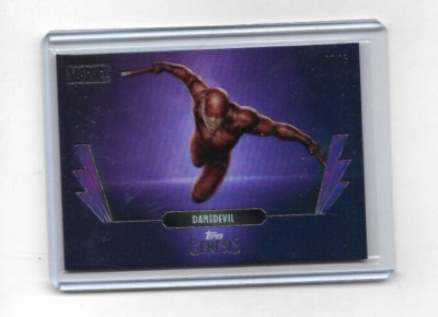 2025 TOPPS DISNEY GENESIS--DAREDEVIL--PURPLE FOIL-----/15 | eBay