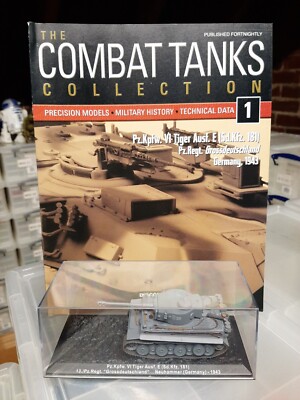 DeAgostini The Combat Tanks Collection Model in Display Case and ...