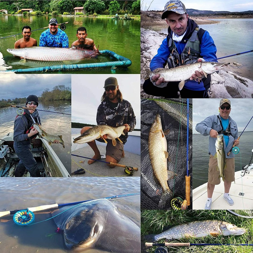 Maxcatch Predator Big Game Saltwater Fly Fishing Rod 8-12wt,4-piece ...