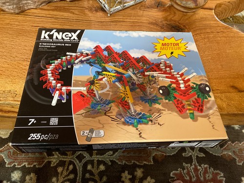 K'NEX K'NEXOSAURUS REX Building SET with Motor 255 piece DINOSAUR Kit ...
