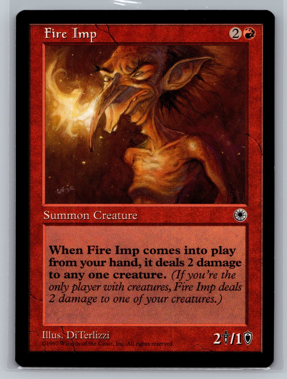 Fire Imp NM Portal Magic the Gathering MTG | eBay