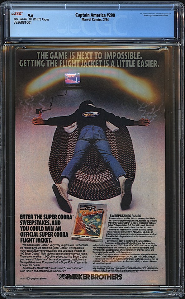 Captain America #290 CGC 9.6 Marvel 1984 1st Sin Red Skull Daughter | eBay