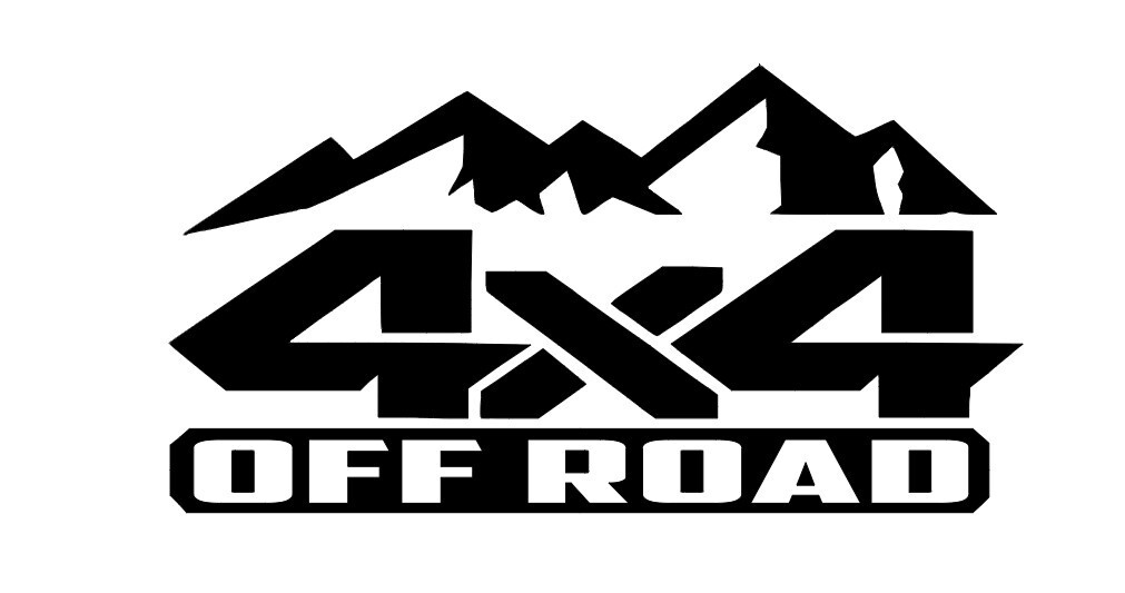 4x4 Off road Truck Decals Sticker For Trucks, Cars, Motocross, 2 Pack ...