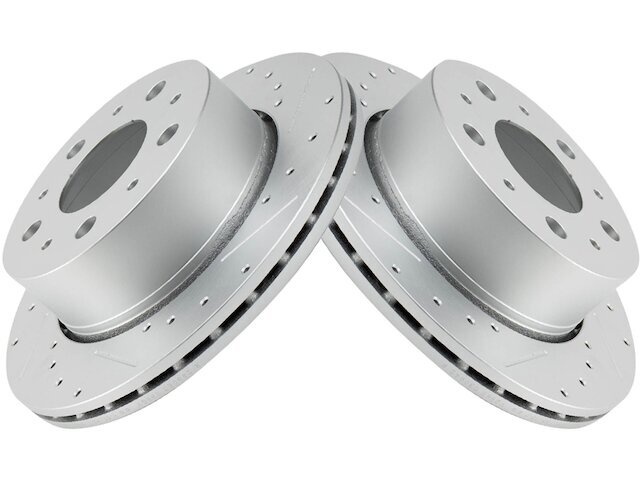 TRQ 63JZ89G Rear Brake Rotor Set Fits 2014-2019 Ram ProMaster 2500 | eBay