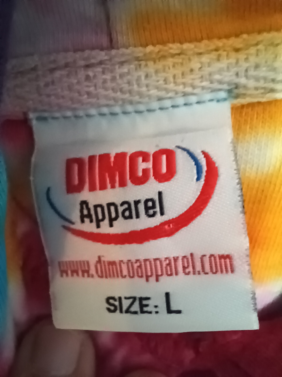 Dimco Apparel Tye Dye Pullover Hoodie Size Large GATLINBURG TENNESSEE ...