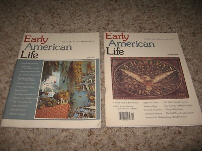 EARLY AMERICAN LIFE MAGAZINES ~ 2 Issues 1977~ JUNE / OCT ~ GREAT ...